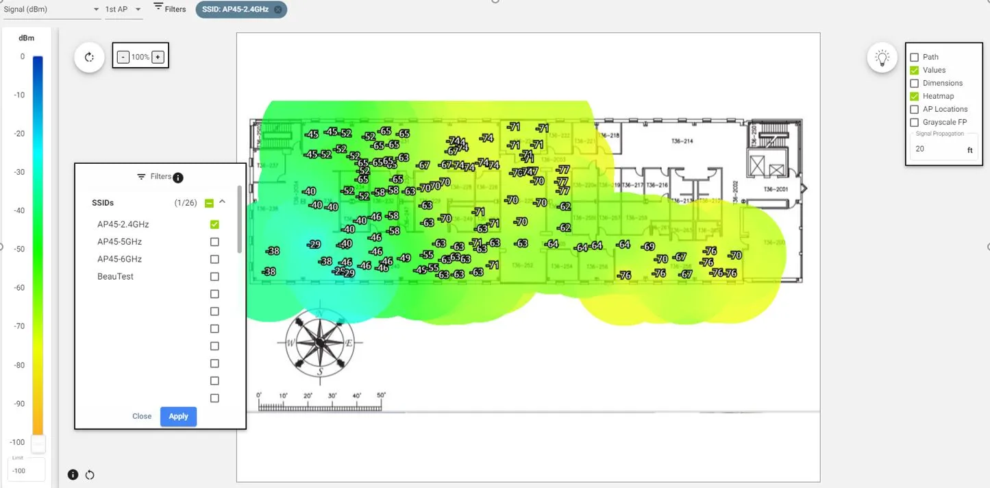 【Case Study】Mist AP45 6 GHz 與 5 GHz 的 Wi-Fi 訊號比較