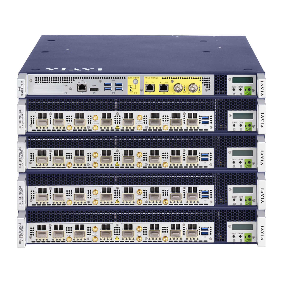 VIAVI Solutions | ONE LabPro | HSE-800 8 埠 L2/L3 高速乙太網路測試解決方案