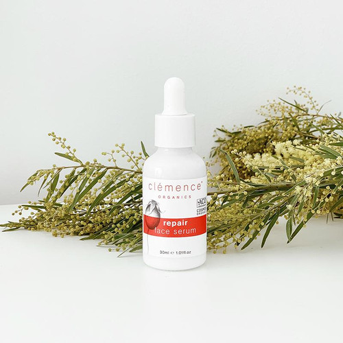 Clemence Organics Repair Face Serum | Katie Gibson Makeup