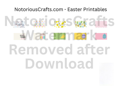 Easter Cards for Dollhouse Miniatures - Digital Download | Notorious Crafts