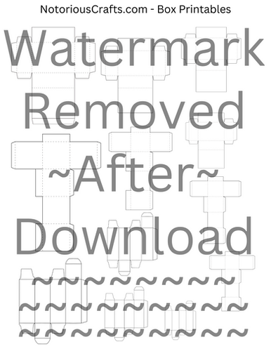 Box Printables for Dollhouse Miniatures - Digital Download | Notorious ...