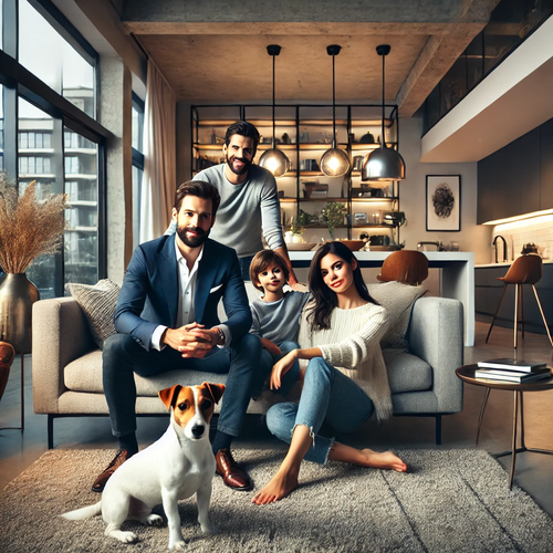 Renta: Familia brasileña en Polanco con perro Jack Russell Terrier ...