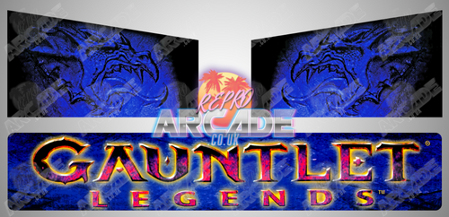 Gauntlet Legends - Control Box Art | ReproArcade
