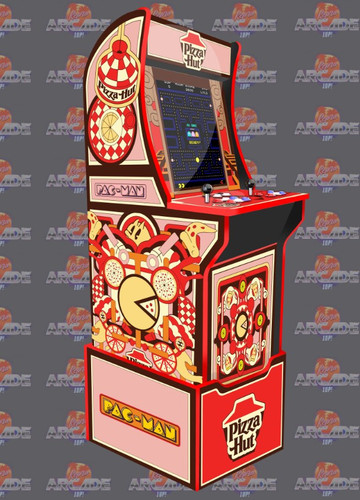 PACMAN Pizza Hut Special Edition - Pink - Arcade1up - Vinyl Graphics ...