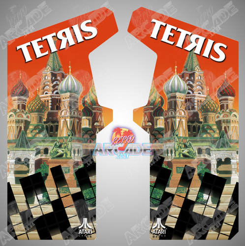 Tetris (Custom) - Arcade Side Art Vinyl | ReproArcade