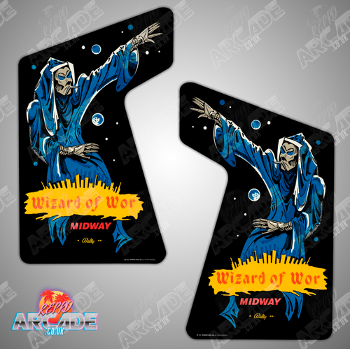 Wizard of Wor - Arcade Side Art Vinyl | ReproArcade