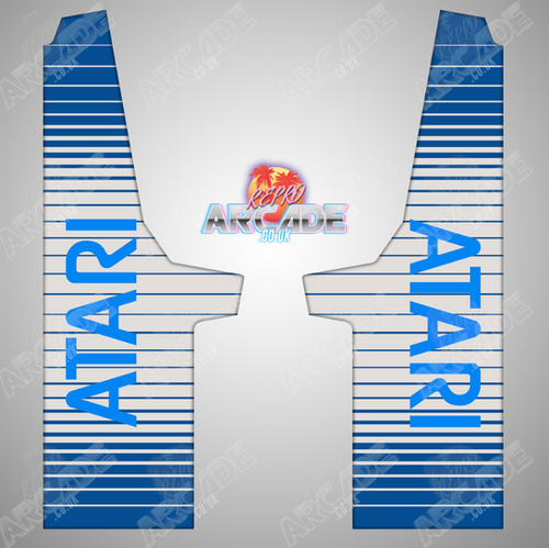 Atari System 1 (die cut) - Arcade Side Art Vinyl | ReproArcade