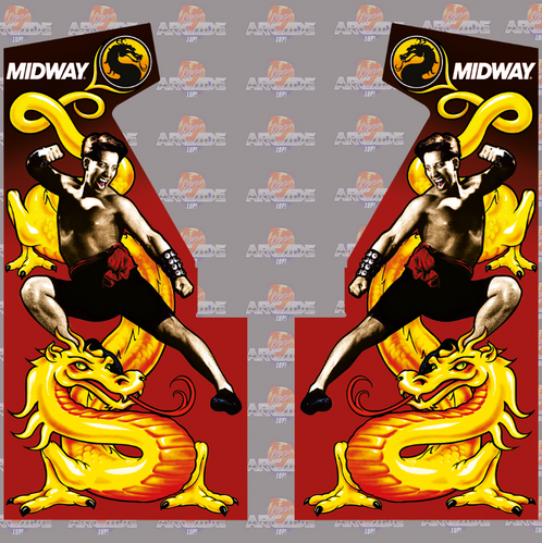 Mortal Kombat - Arcade Side Art Vinyl | ReproArcade