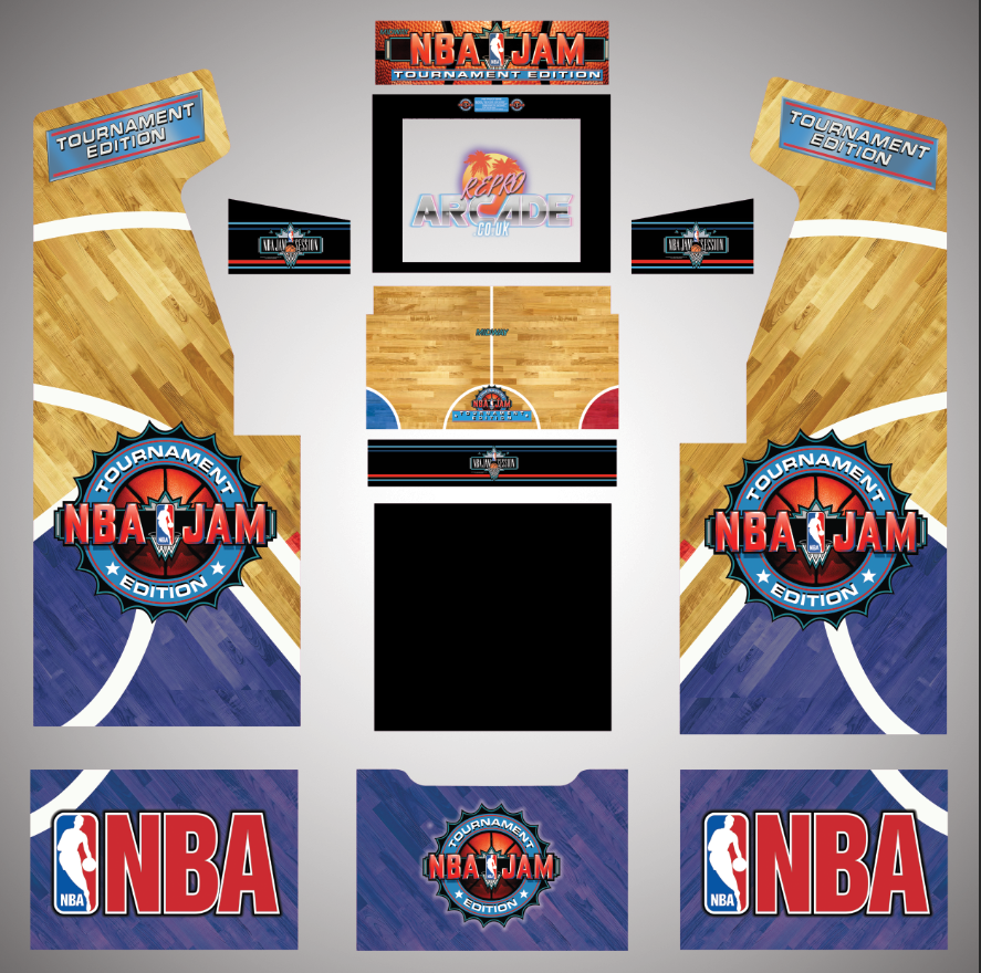 Reproduction arcade artwork for classic arcade machines and Arcade1up ...