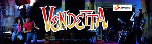 Vendetta - Arcade Marquee - Translight | ReproArcade