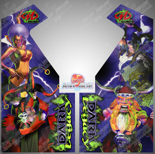 Gauntlet Legends Dark Legacy - Arcade Side Art Vinyl | ReproArcade