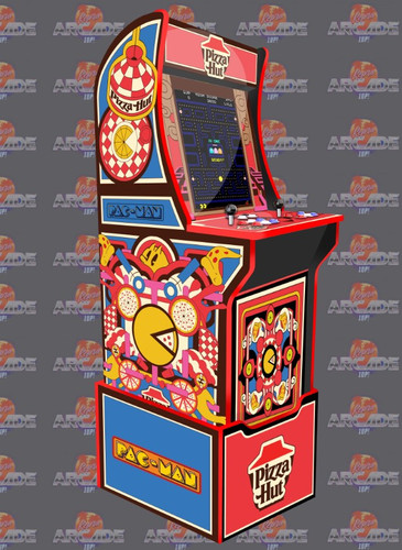 PACMAN Pizza Hut Special Edition - Dark Blue - Arcade1up - Vinyl Graphi ...