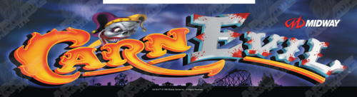 Carnevil - Arcade Marquee - Translight | ReproArcade