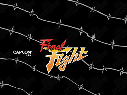 Final Fight - Arcade Control Panel Overlay Vinyl | ReproArcade