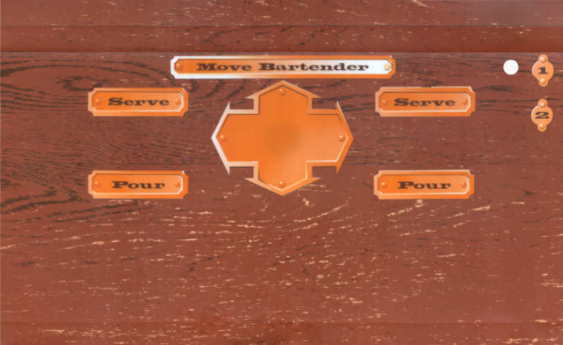 Tapper - Arcade Control Panel Overlay Vinyl (CPO) | ReproArcade