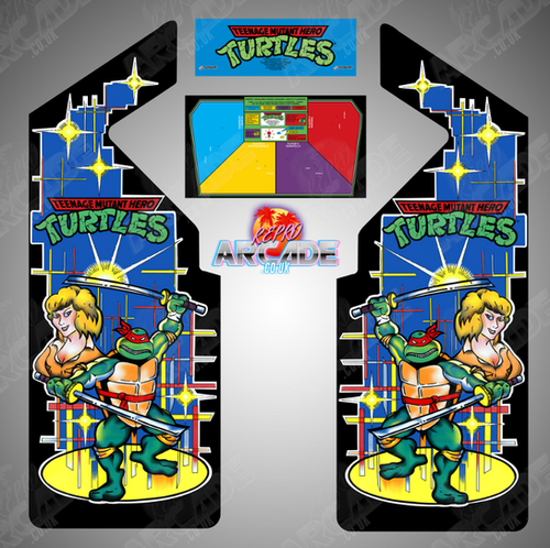 Teenage Mutant Hero Turtles - Restoration Arcade Vinyl Package ...