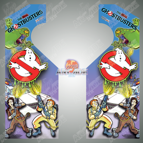 The Real Ghostbusters (custom) - Arcade Side Art Vinyl | ReproArcade