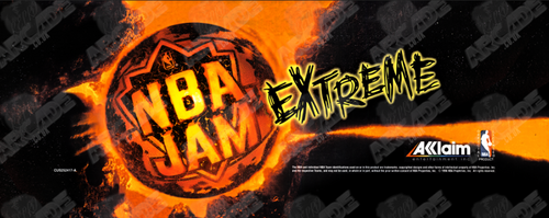 NBA JAM Extreme - Arcade Marquee - Translight | ReproArcade
