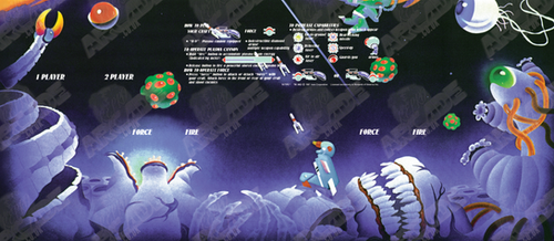 R-Type - Arcade Control Panel Overlay Vinyl | ReproArcade