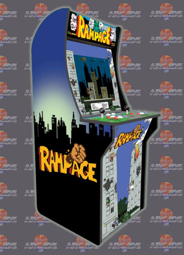 Rampage - Arcade1up - Vinyl Graphics | ReproArcade
