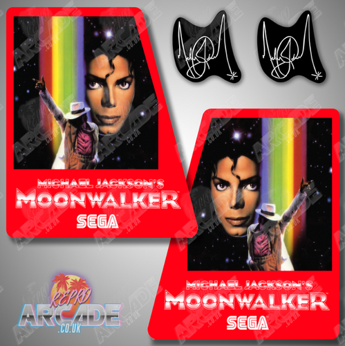 Moonwalker - Arcade Side Art Vinyl | ReproArcade