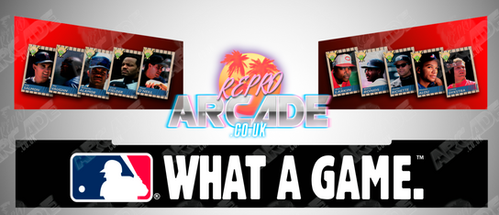 Power Up Baseball - Control Box Art | ReproArcade