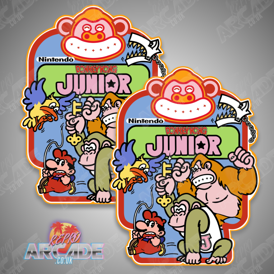 Donkey Kong JR - Arcade Side Art Vinyl | ReproArcade