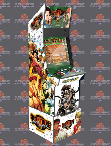 Street fighter III 3rd Strike - Big Blue Conversion - Arcade1up - Viny ...