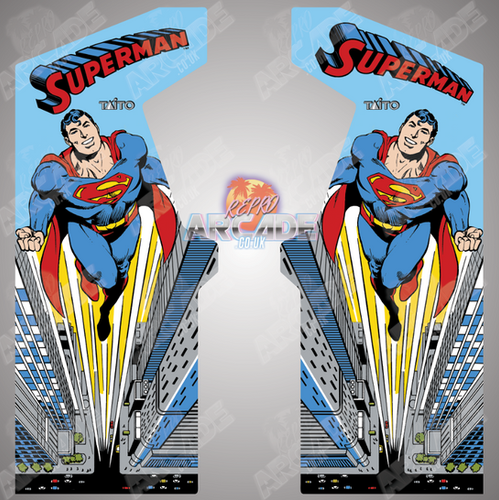 Superman (Dynamo HS1) - Arcade Side Art Vinyl | ReproArcade