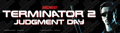 Terminator 2 (T2) - Arcade Marquee - Translight | ReproArcade