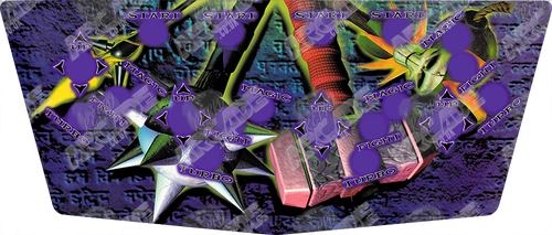 Gauntlet Legends Dark Legacy - Arcade Control Panel Overlay Vinyl ...