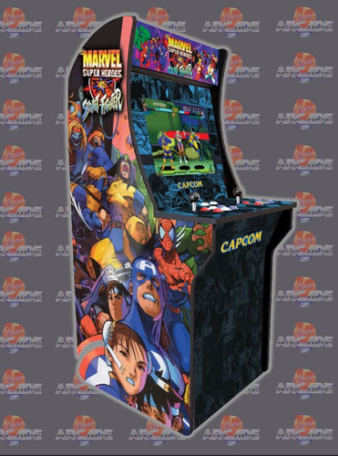 Marvel Superheroes vs Street Fighter - Arcade1up - Vinyl Graphics ...
