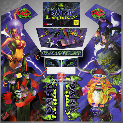 Gauntlet Legends Dark Legacy (Custom) - Full Art Set | ReproArcade