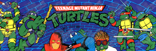 Teenage Mutant Ninja Turtles - (LAI) Arcade Marquee - Translight ...