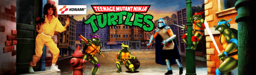Teenage Mutant Ninja Turtles - Arcade Marquee - Translight | ReproArcade