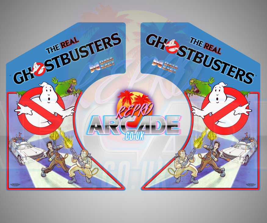 The Real Ghostbusters - Arcade Side Art Vinyl | ReproArcade