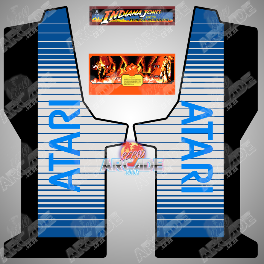 Reproduction arcade artwork for classic arcade machines and Arcade1up ...