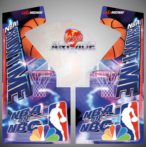 NBA Showtime NBA on NBC - Arcade Side Art Vinyl | ReproArcade