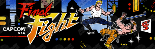 Final Fight - Arcade Marquee - Translight | ReproArcade