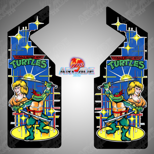 Teenage Mutant Hero Turtles - Arcade Side Art Vinyl | ReproArcade