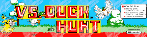 Duck Hunt - Arcade Marquee - Translight | ReproArcade