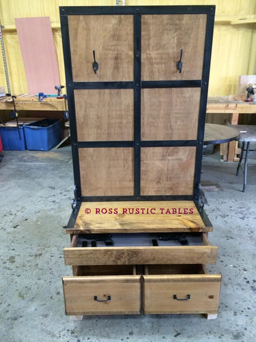 Gun Concealment Hall Tree | Ross Rustic Tables