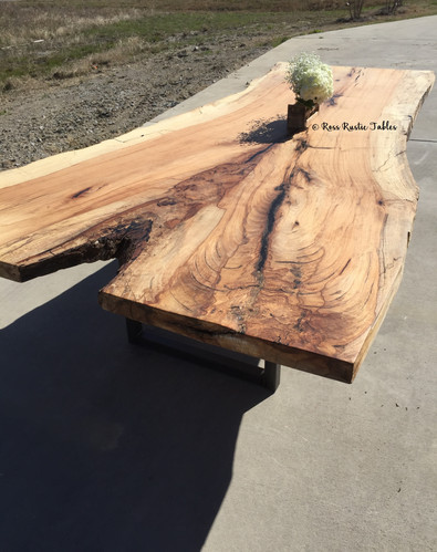 Live Edge Pecan Slab | Ross Rustic Tables