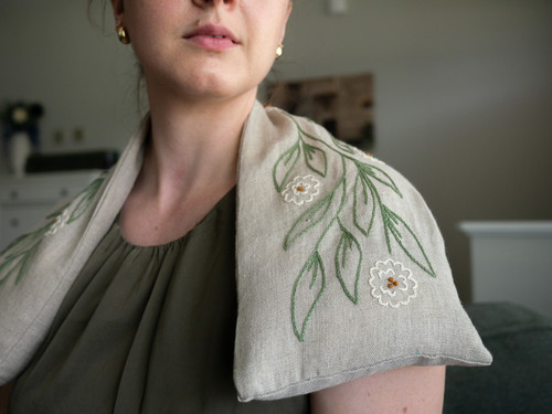 rice filled neck wrap | Little Oak Design Co