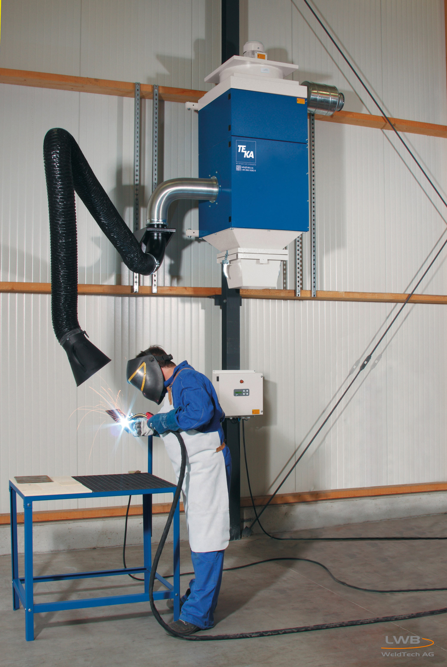 Mobile Absauganlagen, Schweissrauchabsaugung und Filteranlagen