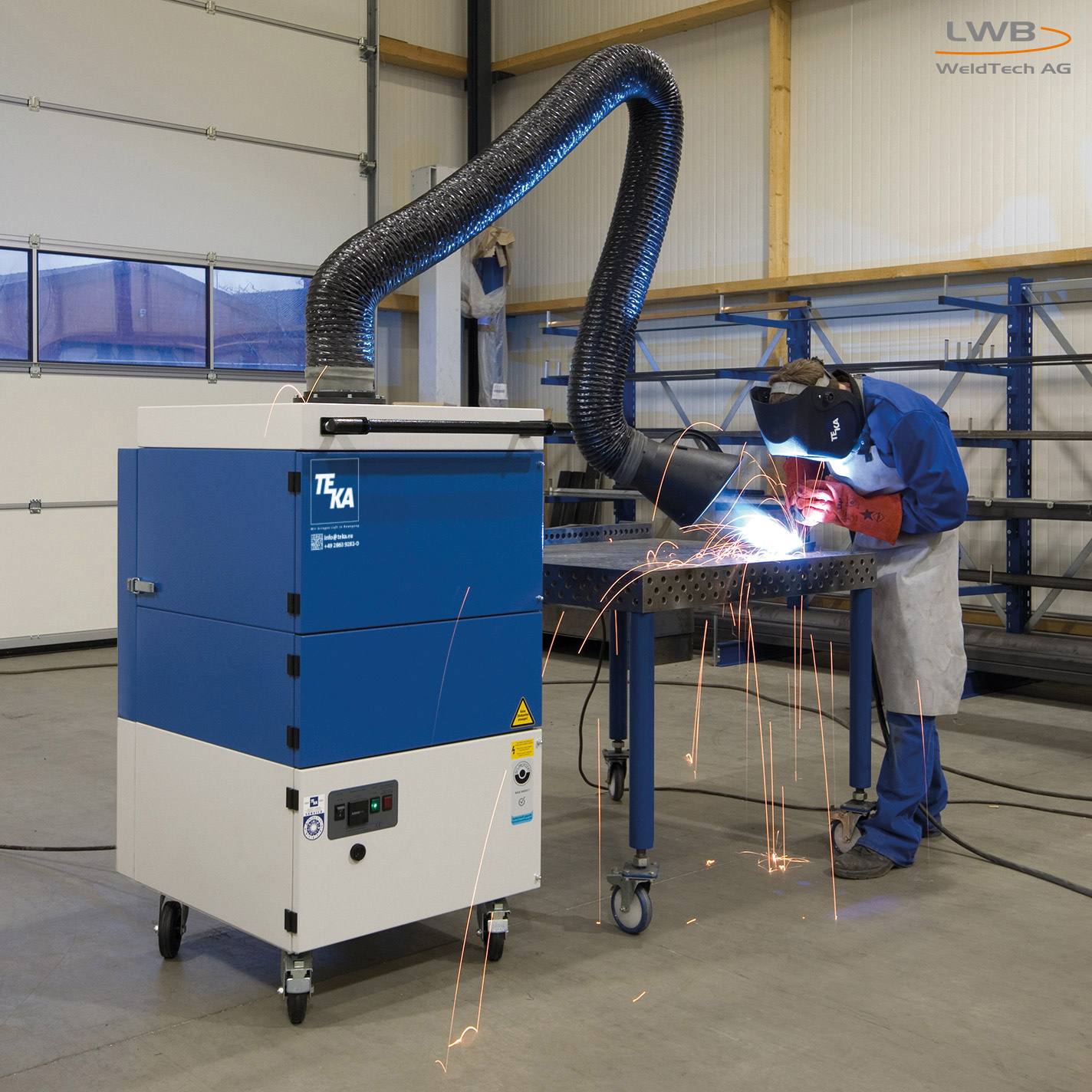 Mobile Absauganlagen, Schweissrauchabsaugung und Filteranlagen