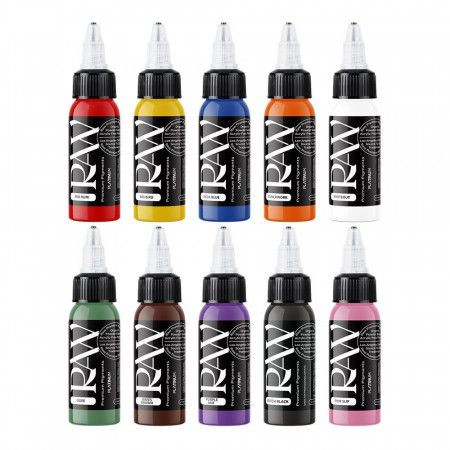 Raw Pigments EU - Basic Colour Set - 10 x 30 ml / 1 oz | Vmonlinestore