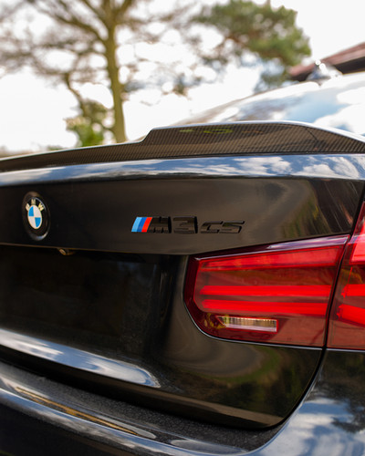 OEM BMW F8X M3/M4 Black Rear CS Badge | Nick The Buffer