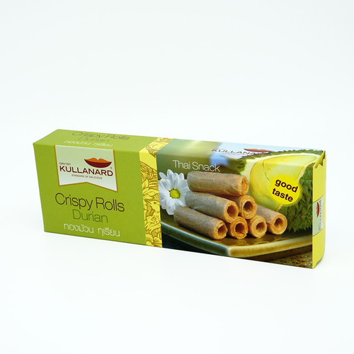 Crispy Rolls Durian ทองม้วนทุเรียน 80 G | kullanard