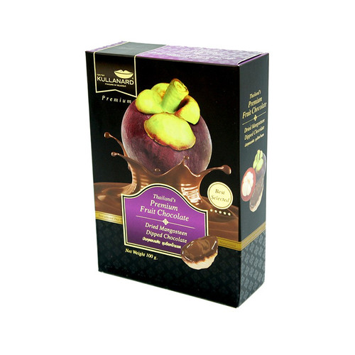 มังคุดอบแห้งชุบช็อคโกแลต 100 G | kullanard